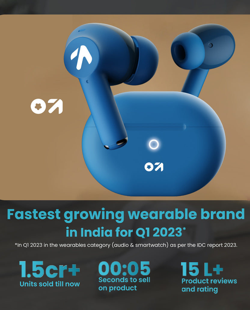 Buy GoBoult W40 Earbuds | True Wireless Earbuds with 48H Playtime
