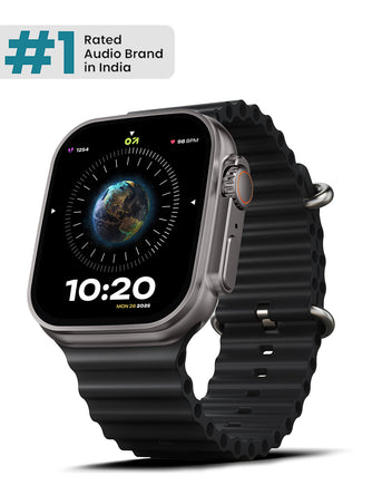 GoBoult Crown | Smartwatch with High Nits Display and Working Crown