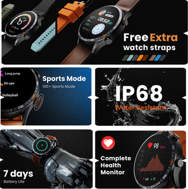 Boult Rover | Smartwatch with AMOLED Display & BT Calling