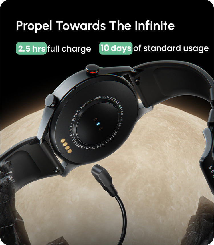 Boult Rover | Smartwatch with AMOLED Display & BT Calling